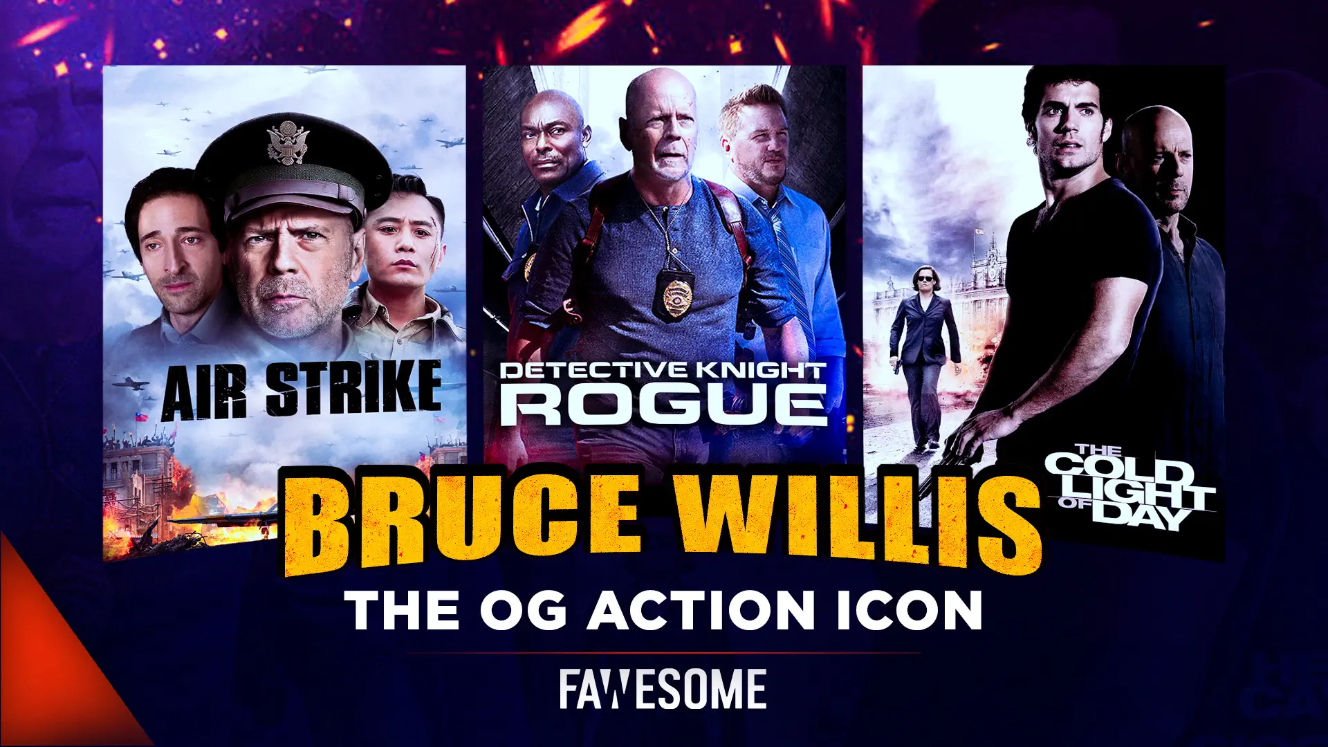 Stream Top Bruce Willis Action films Free on Fawesome